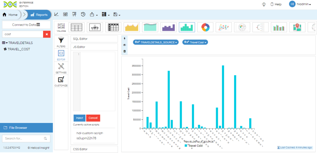 Defining Chart Size - Helical Insight