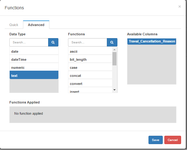 Adding A Database Function Helical Insight