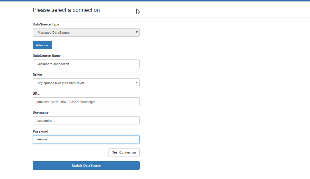 Connect Helical Insight to Cassandra using Thrift Server - Helical Insight Connect Helical Insight to Cassandra using Thrift Server - Helical Insight