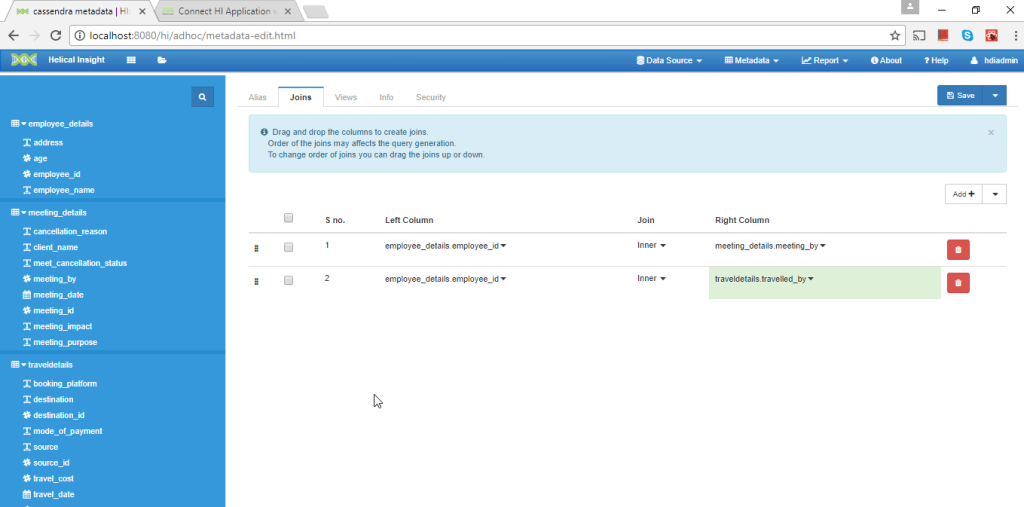 Connect Helical Insight to Cassandra using Thrift Server - Helical Insight Connect Helical Insight to Cassandra using Thrift Server - Helical Insight