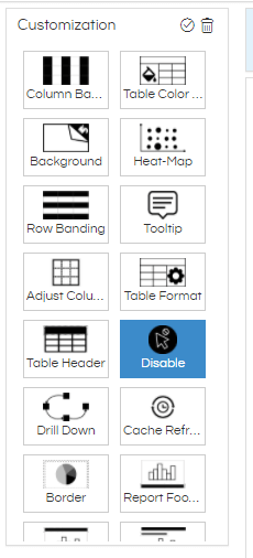 Disable Sorting And On Hover Functions In Tabular Report In Helical Insight Helical Insight