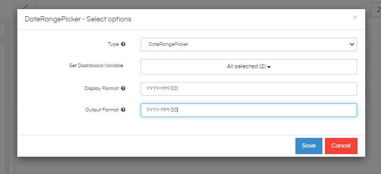 DATE RANGE PICKER - Helical Insight